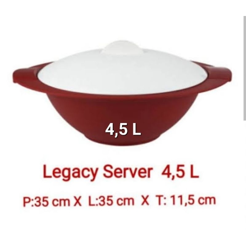 Jual Legacy Bowl Server Tupperware ( FREE Bubble Warp ) | Shopee Indonesia