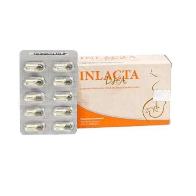 Jual Inlacta DHA Strip isi 10 capsule | Shopee Indonesia