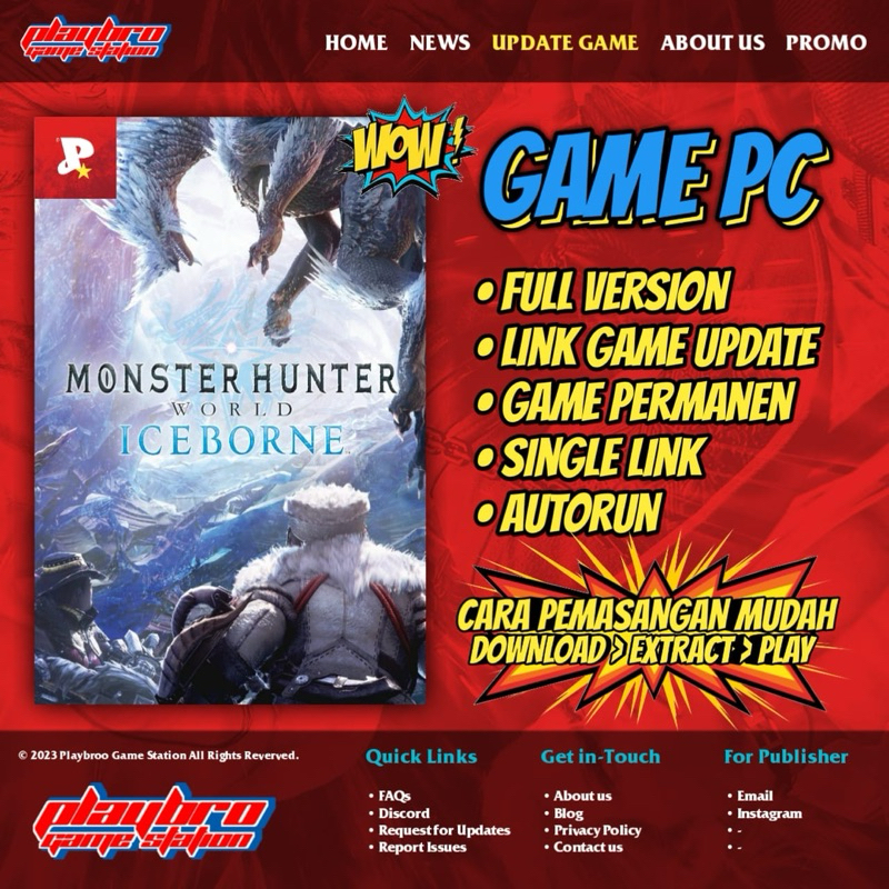 Jual Monster Hunter World Iceborne - Game PC/Laptop (Download to Play Bro!) | Shopee Indonesia