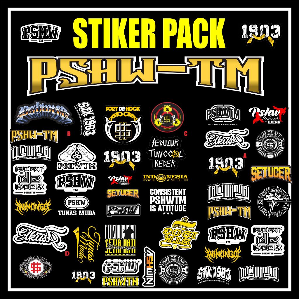 Jual STICKER PACK PSHWTM STIKER WINONGO | Shopee Indonesia