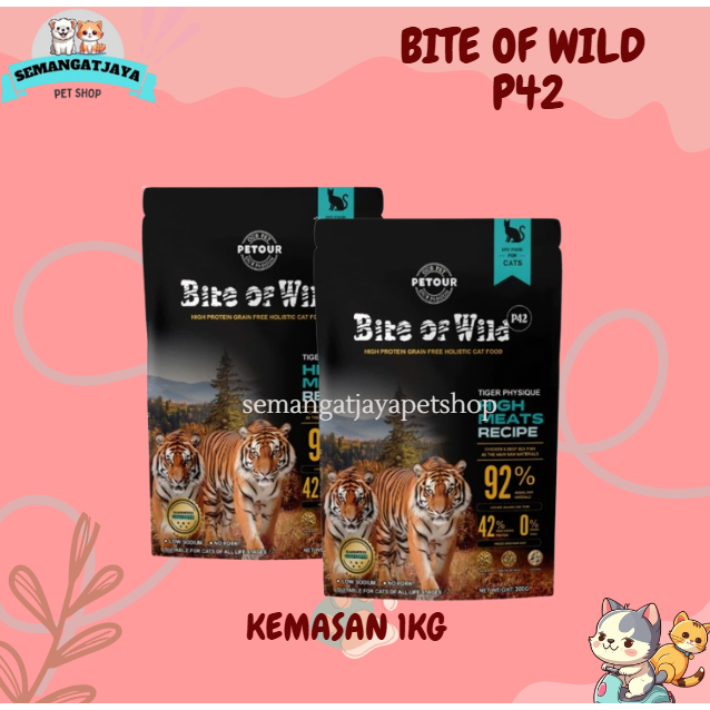 Jual Bite of Wild Cat Dry Food Makanan Kucing 1 Kg | Shopee Indonesia