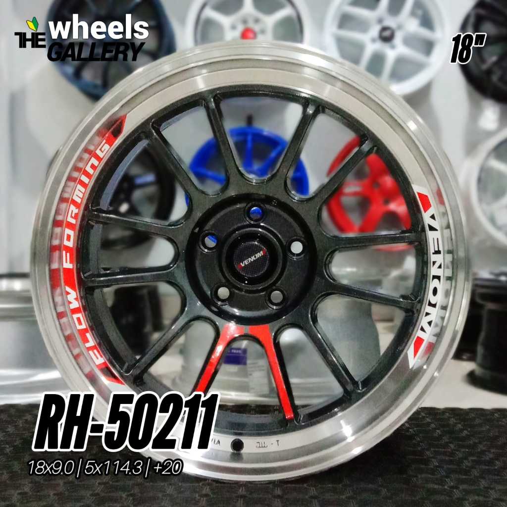 Jual Velg Mobil Only JF Luxury Venom 5/RH-50211 18" 5x114.3 By RH Wheels | Shopee Indonesia