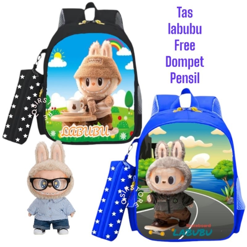 Jual Tas Labubu Karakter Terbaru Tas Anak Sekolah SD Tas Best Seller Viral | Shopee Indonesia