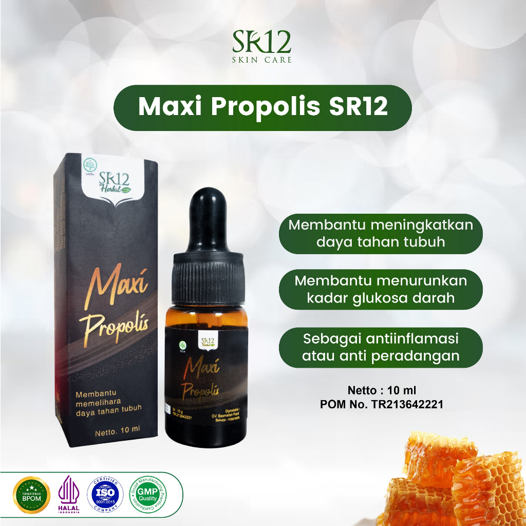 Jual Maxi Propolis SR12 Herbal - Suplemen Makanan - Menurunkan Glukosa ...