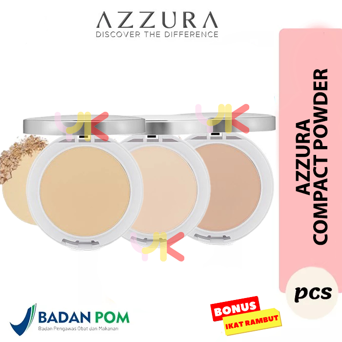 Jual AZZURA Compact Powder | Fresh Look | SPF 21 PA++ | Amazonian Clay ...