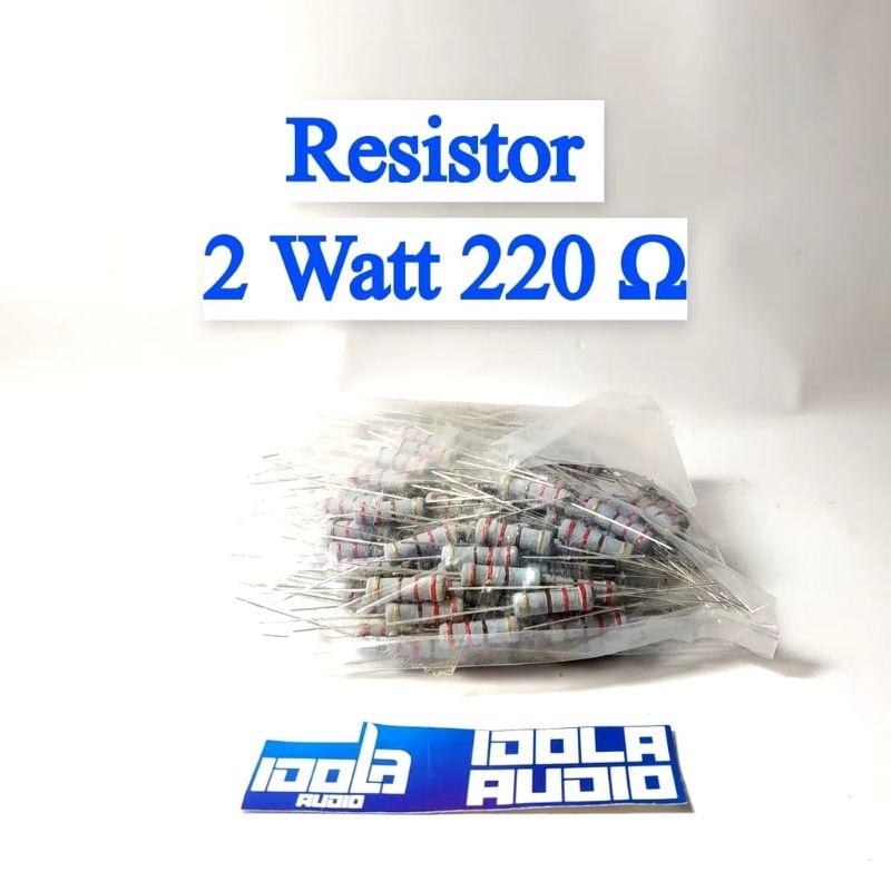 Jual Resistor 2 Watt 220 Ohm | Resistor 2 W 220 Ohm / Resistor 2 Watt ...