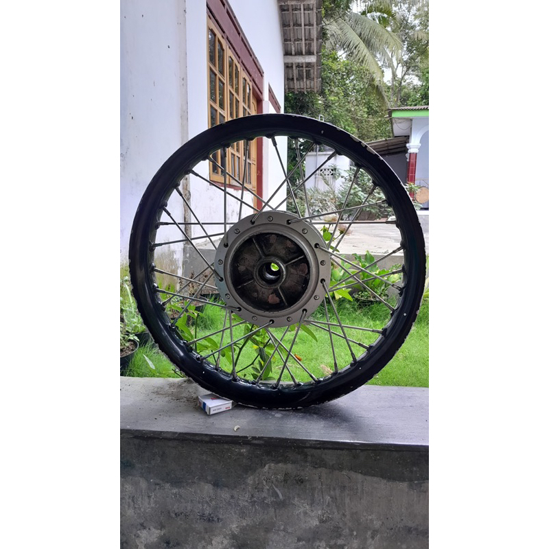 Jual velg tdr 185x17 asli silver cat ulang hitam ruji tdr tromol king ...