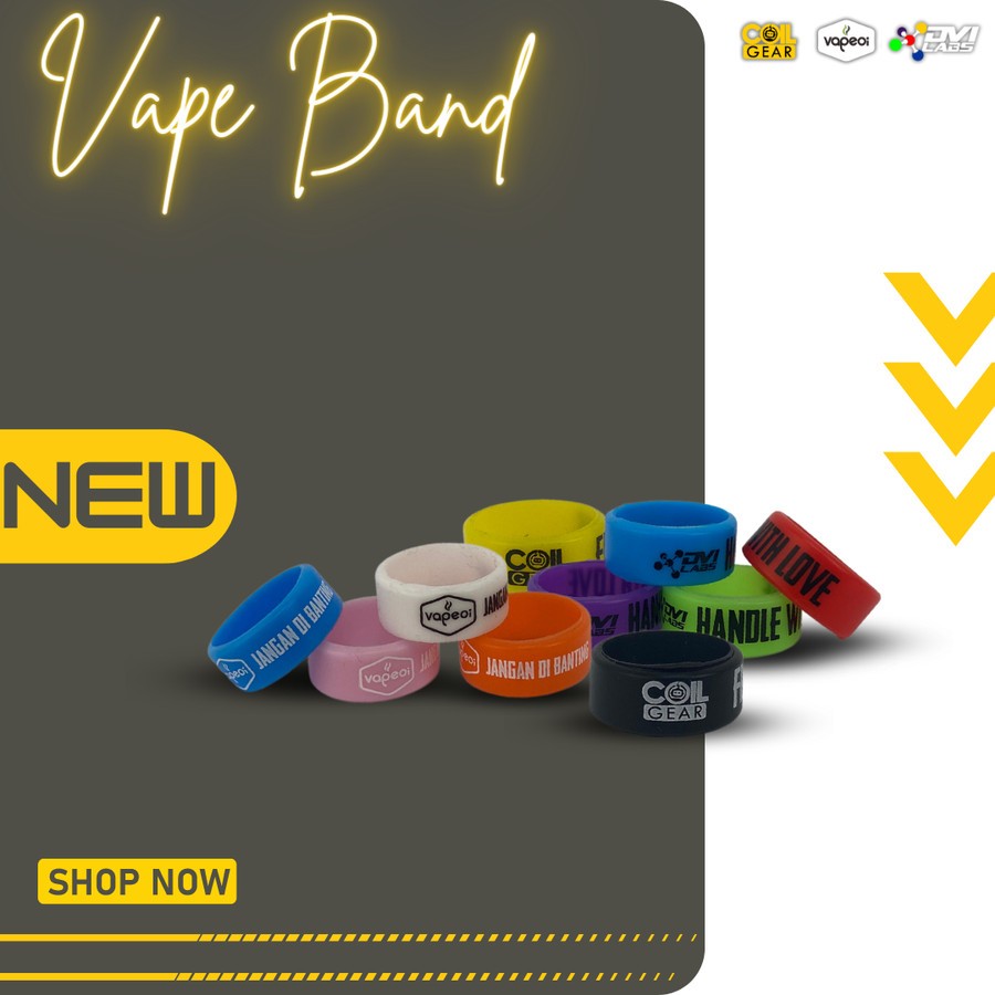 Jual Vape Band Coil Gear 22x10mm karet pelindung kaca rta | Shopee ...