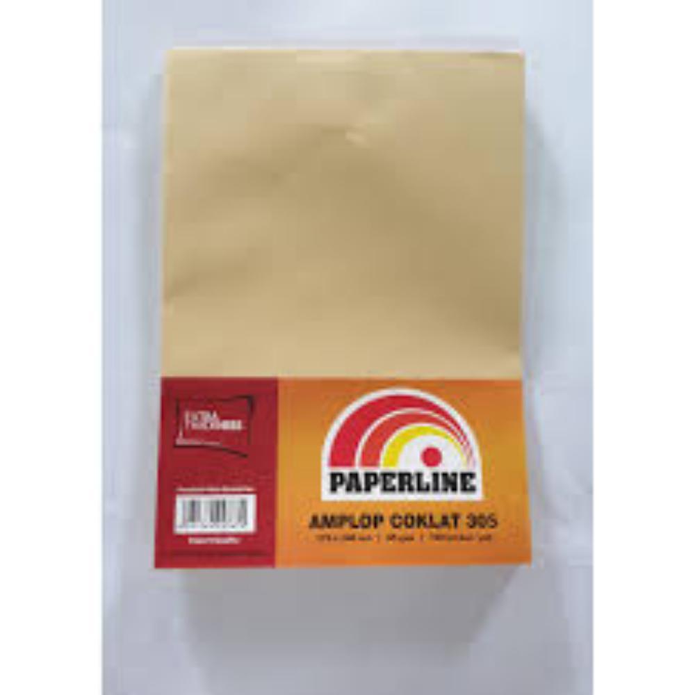 Jual Paperline - Amplop Coklat Paperline 305 170X240MM Isi 100 Lembar ...