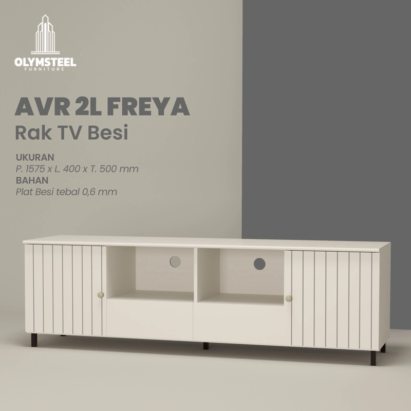 Jual Buffet Besi Olymsteel AVR 2L / Rak TV Besi / Rak Besi / Lemari ...