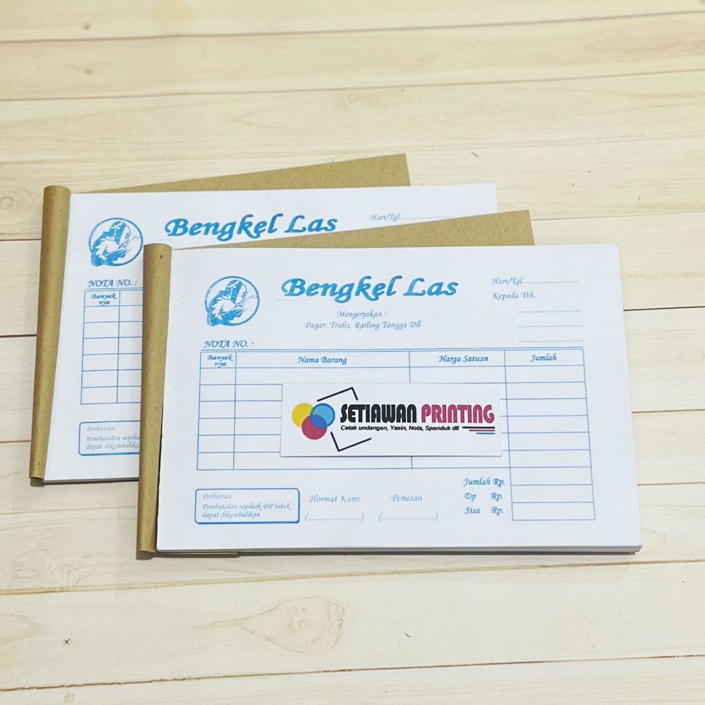 Jual Nota Bengkel Las 1 Ply & 2 Ply Siap Kirim | Shopee Indonesia