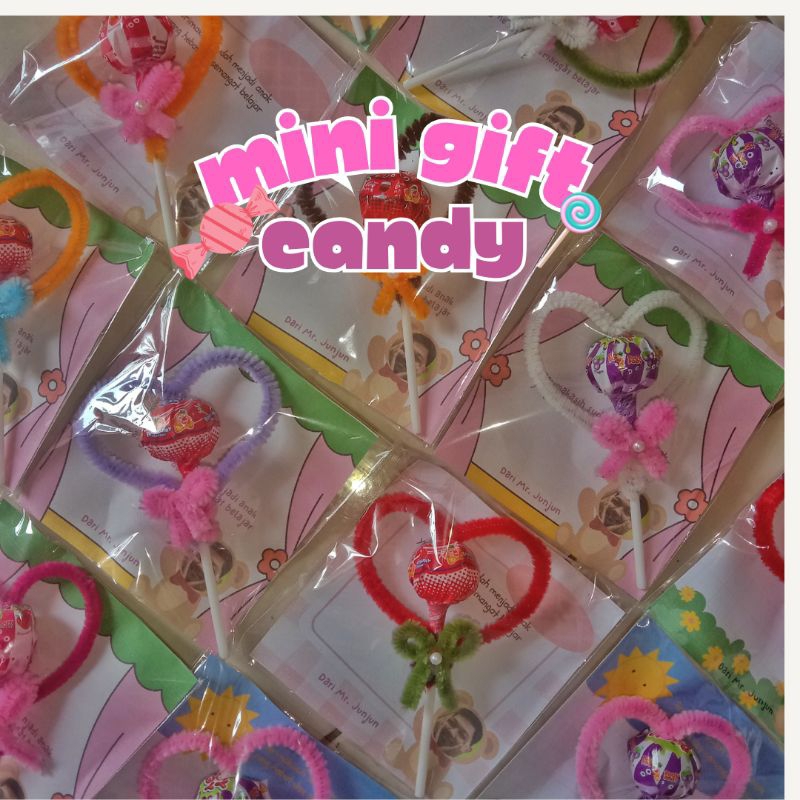 Jual (MINIMAL ORDER 5 PCS) MINI GIFT CANDY /PERMEN GIFT/HADIAH WISUDA ...