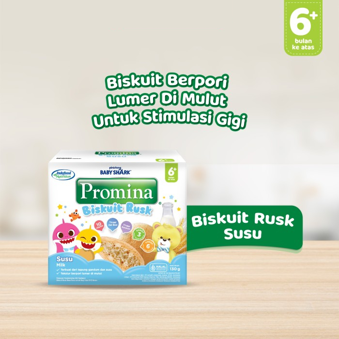 Jual Promina Biskuit Rusk 6+ - Snack Camilan Bayi | Shopee Indonesia