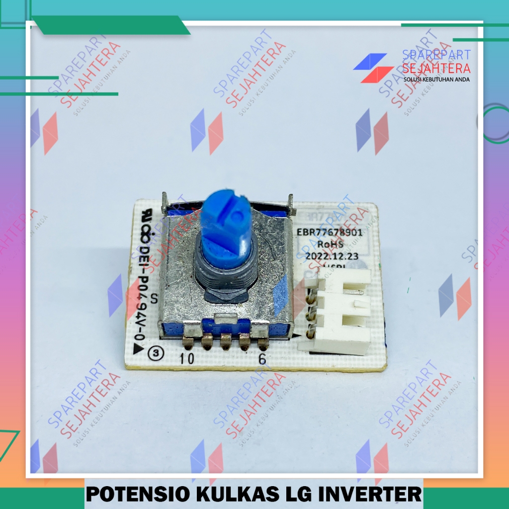 Jual POTENSIO PENGATUR SUHU KULKAS LG INVERTER ROTARY THERMOSTAT ASLI ...