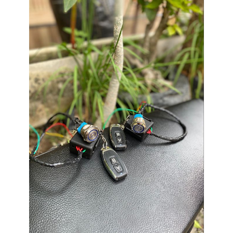 Jual kunci remot keyless fingerclick wireles AC cocok buat semua motor ...
