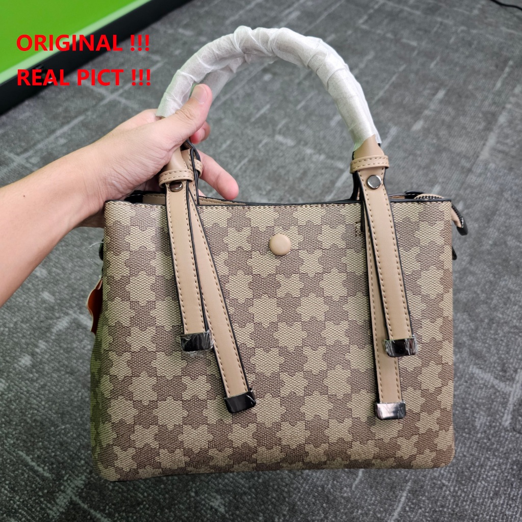 Jual Tas Tangan dengan Pola Bunga Sentuhan Elegan Terbaru 713 | Shopee ...