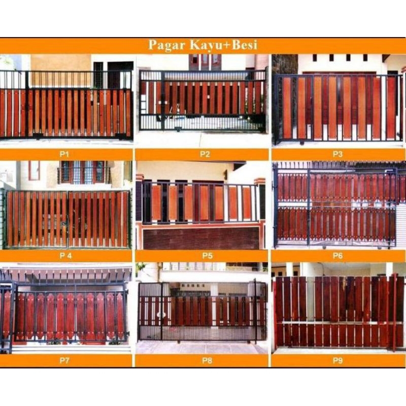 Jual pagar rumah besi grc minimalis modern berkualitas dan bergaransi ...