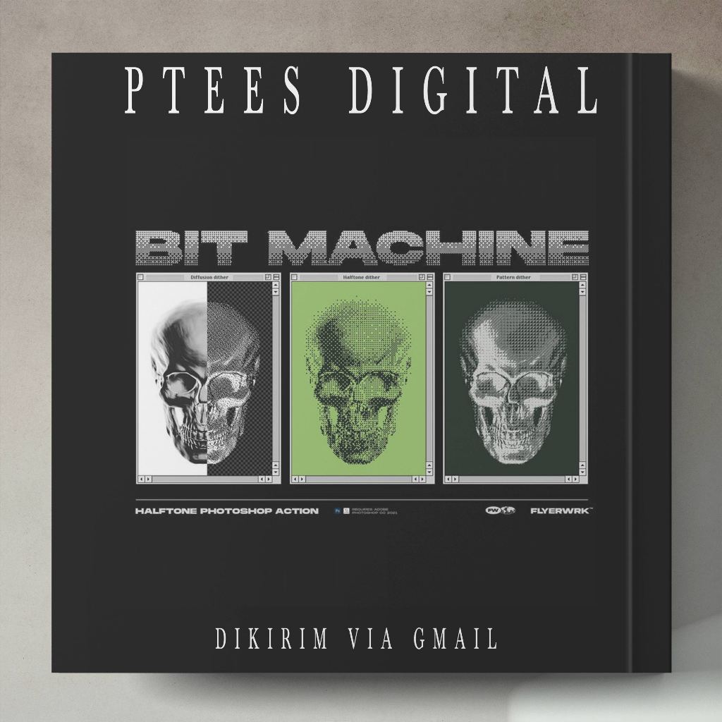 Jual PD0223 - Bit Machine Halftone Action - PSD - PHOTOSHOP ACTION | Shopee Indonesia