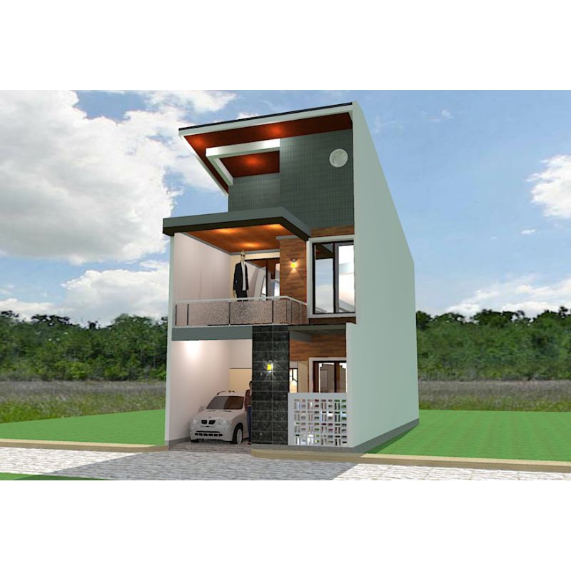 Jual Jasa desain rumah ( LENGKAP ) 3D, DED, RKM. rumah industrial ...