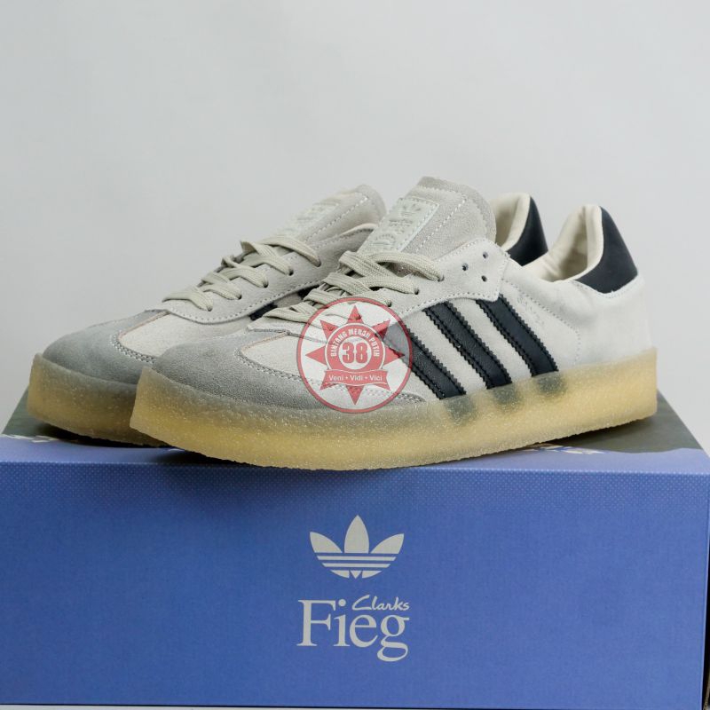 Jual ADIDAS SAMBA X RONNIE FIEG WHITE BLACK | Shopee Indonesia