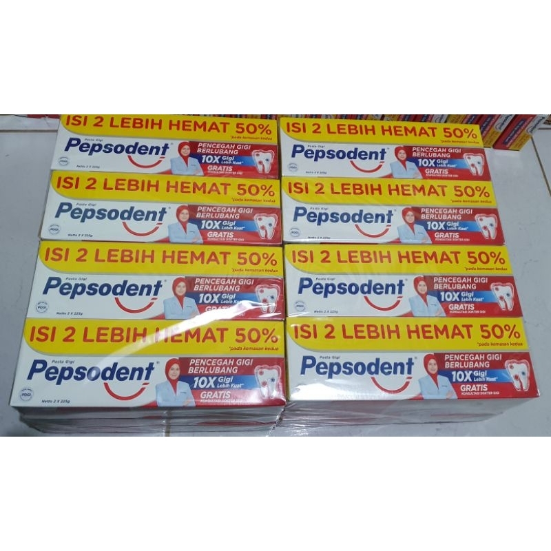 Jual Pepsodent 225 gr isi 2 pcs | Shopee Indonesia