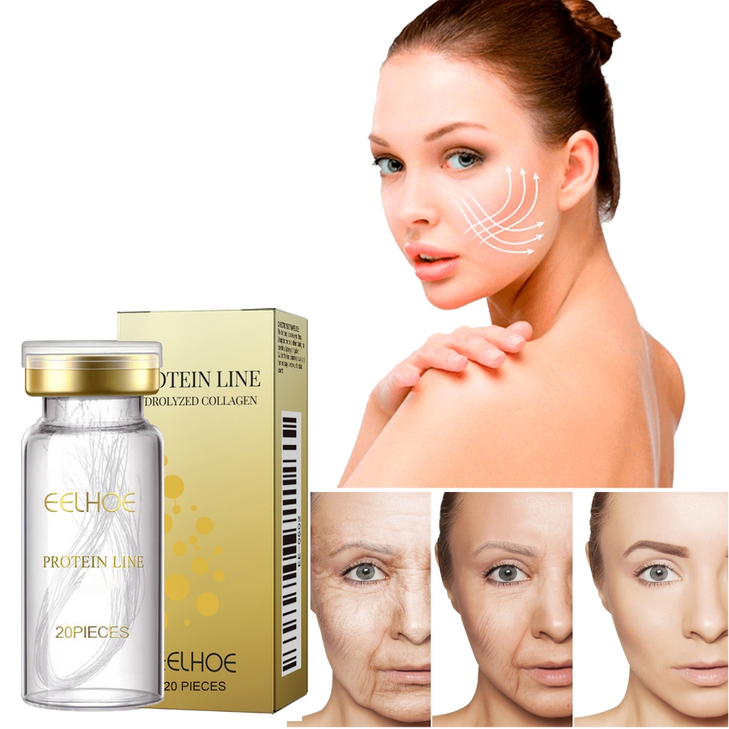 Jual EELHOE Collagen Lifting Face Lines Absorbable Thread Firming Skin ...