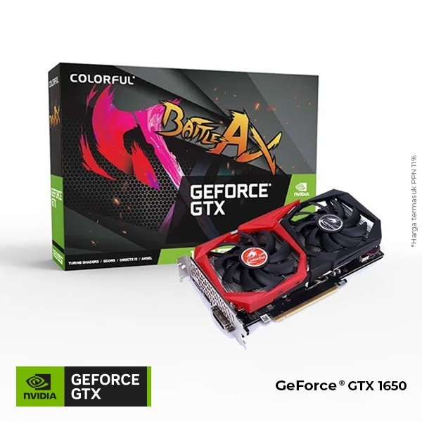 Jual VGA Colorful GeForce GTX 1650 EX 4GD6-V 4GB GDDR6 | Shopee Indonesia
