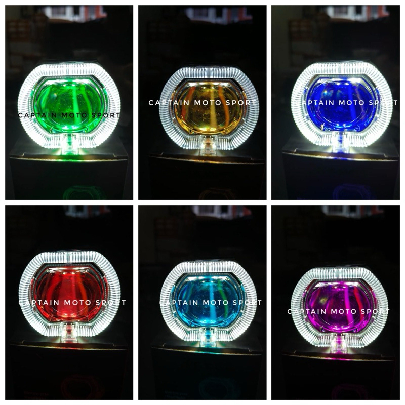 Jual lampu depan ala ala biled RGB by XENOS ready 2.5” 3.5” 4.5” projie biled semua motor ...