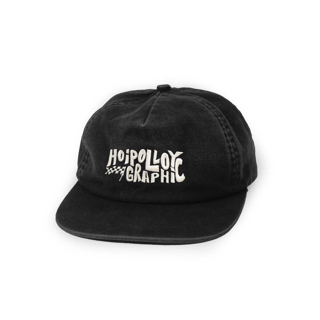 Jual Hoi Polloy - Topi - Fixture Low Cap (Wash Black) | Shopee Indonesia