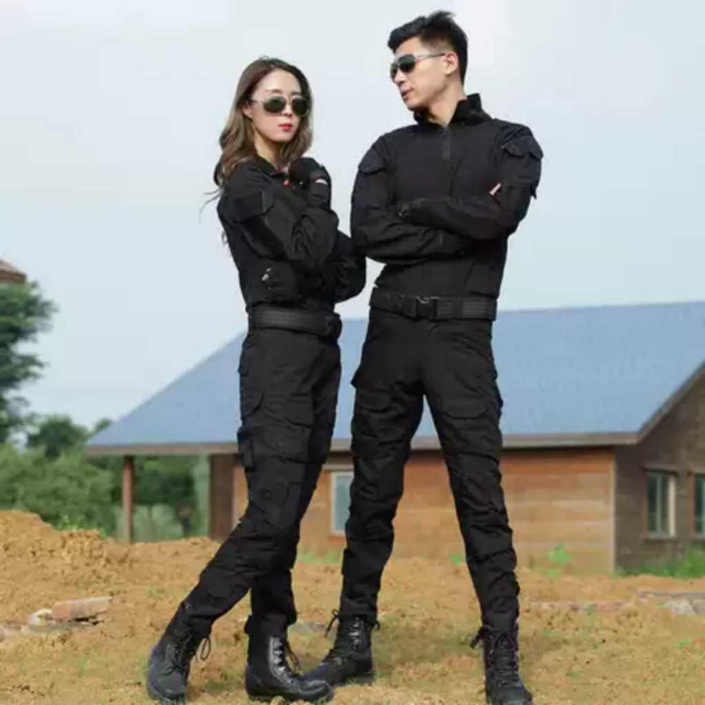 Jual COD - Setelan baju tactical BDU Shirt Combat setelan pakaian army outdoor BDU BL TOPI ...