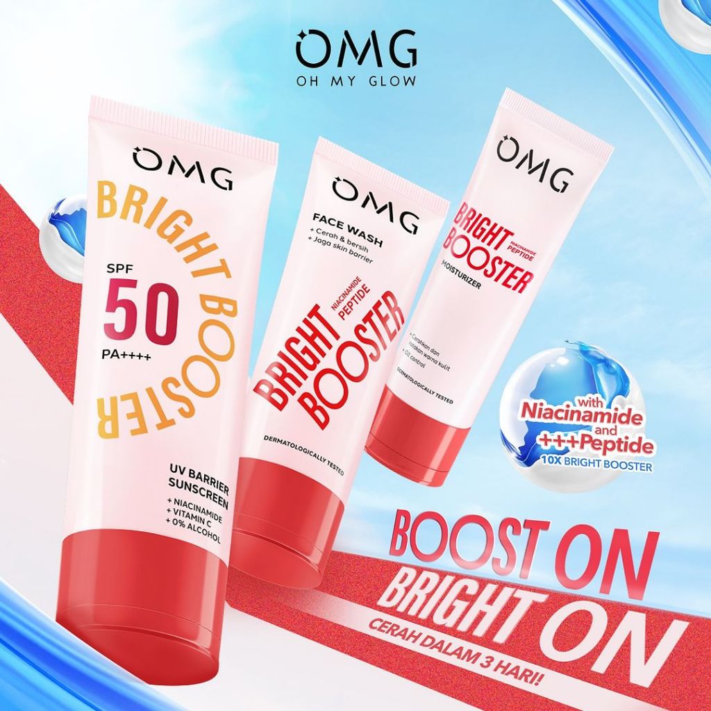Jual OMG Bright Booster Series 10x Bright Booster Kulit cerah merata ...
