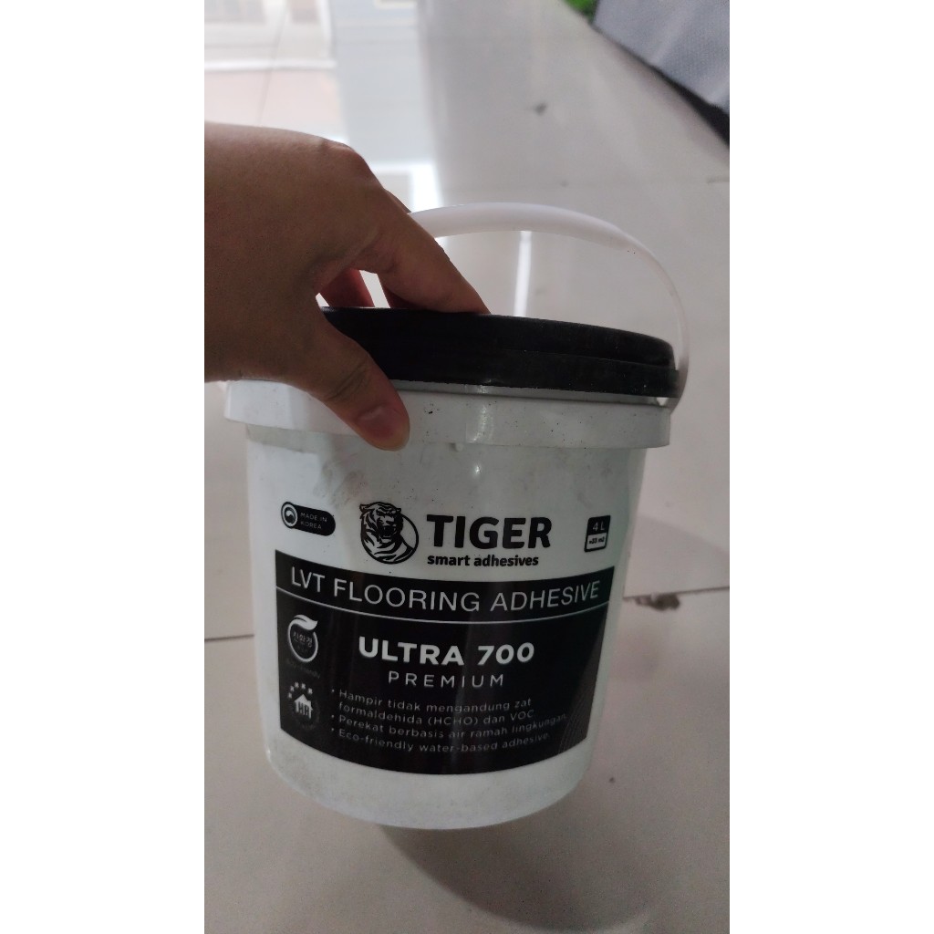 Jual Lem vinyl putih lantai lem tiger khusus vinyl lem putih LVT ...