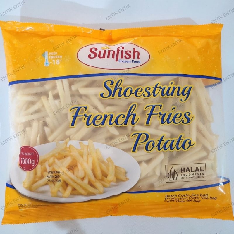 Jual Sunfish French Fries Shoestring | Kentang Goreng Lurus Sun Fish ...