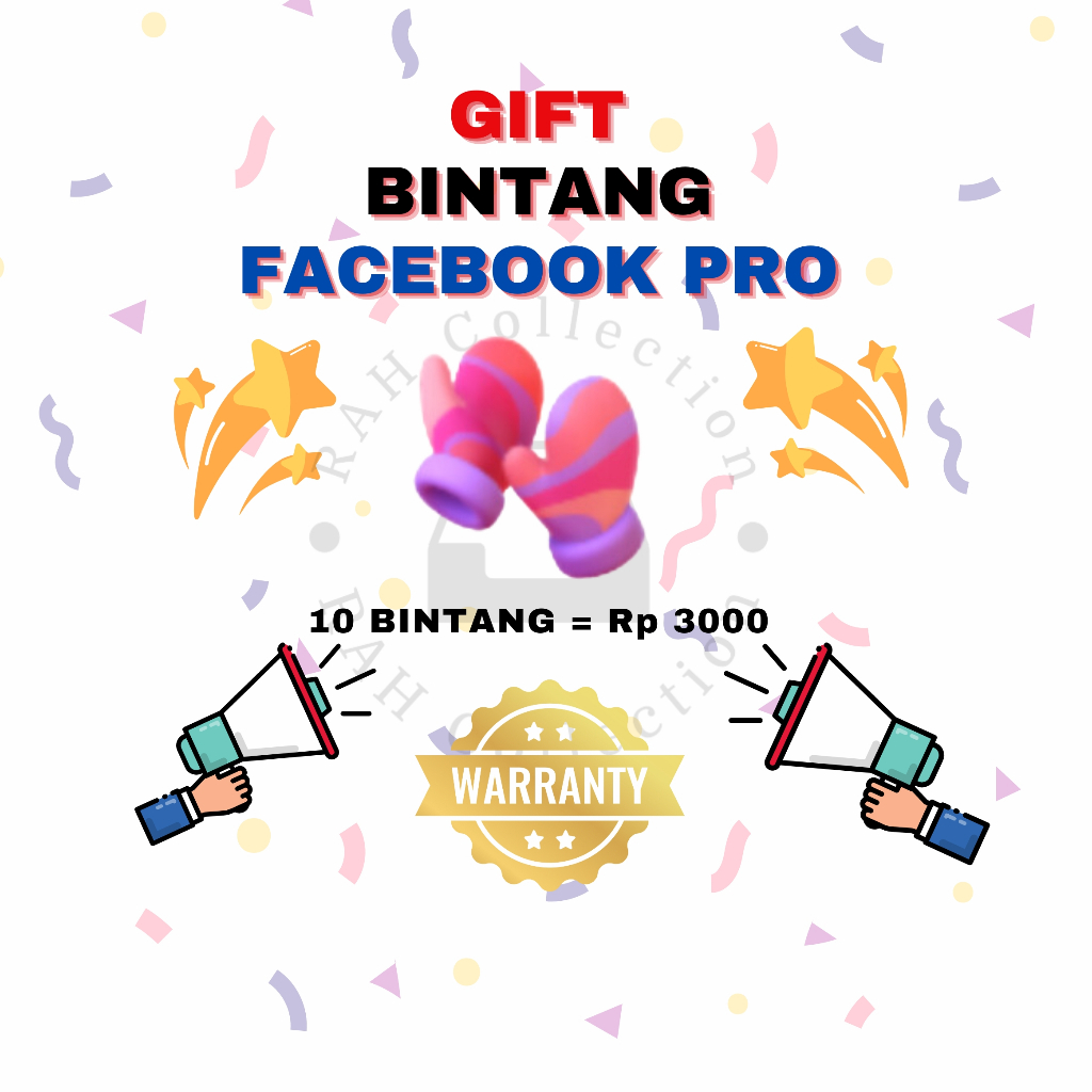 Jual GIFT 10 BINTANG FACEBOOK PRO (proses cepat) | Shopee Indonesia