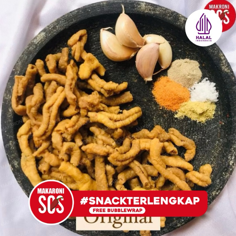 Jual 250GR | 1/4KG USUS CRISPY ORIGINAL BALADO PEDAS JERUK KEJU KERIPIK ...