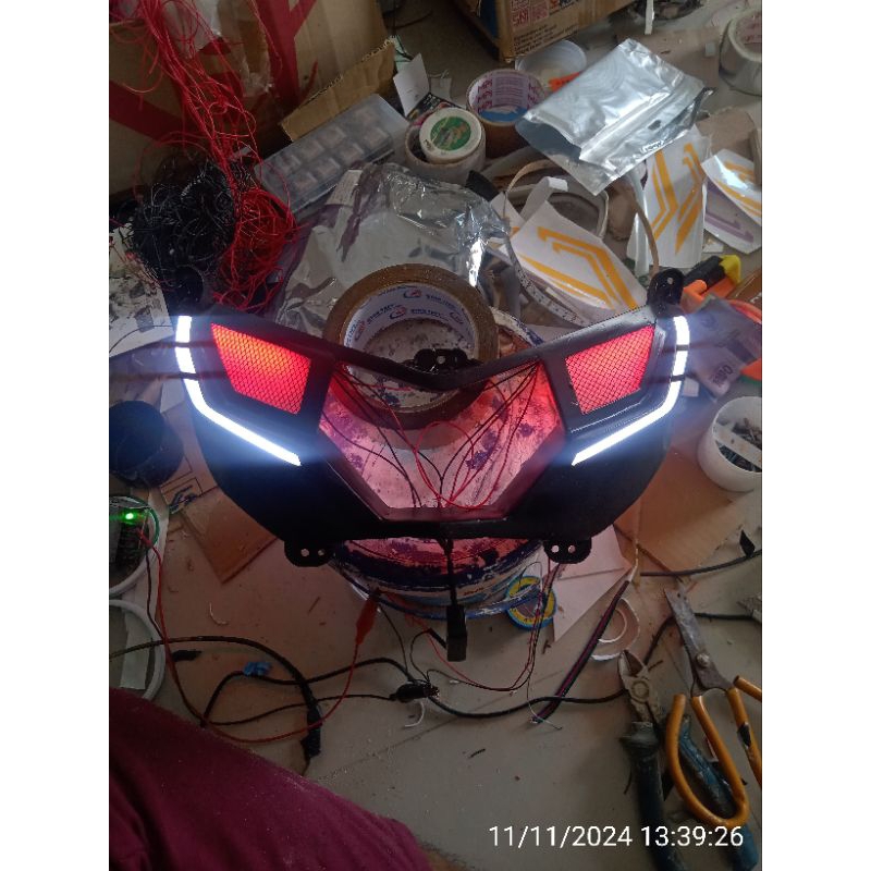 Jual FRAME NEW NMAX buat SINGLE BILED MODEL RGB | Shopee Indonesia