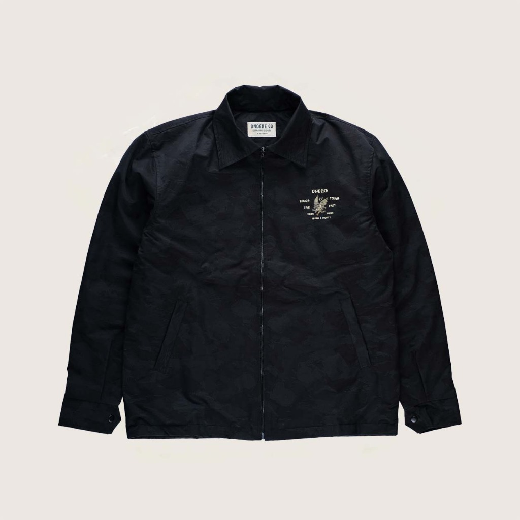 Jual DND EXE Bomber Jacket E - Club Black | Shopee Indonesia