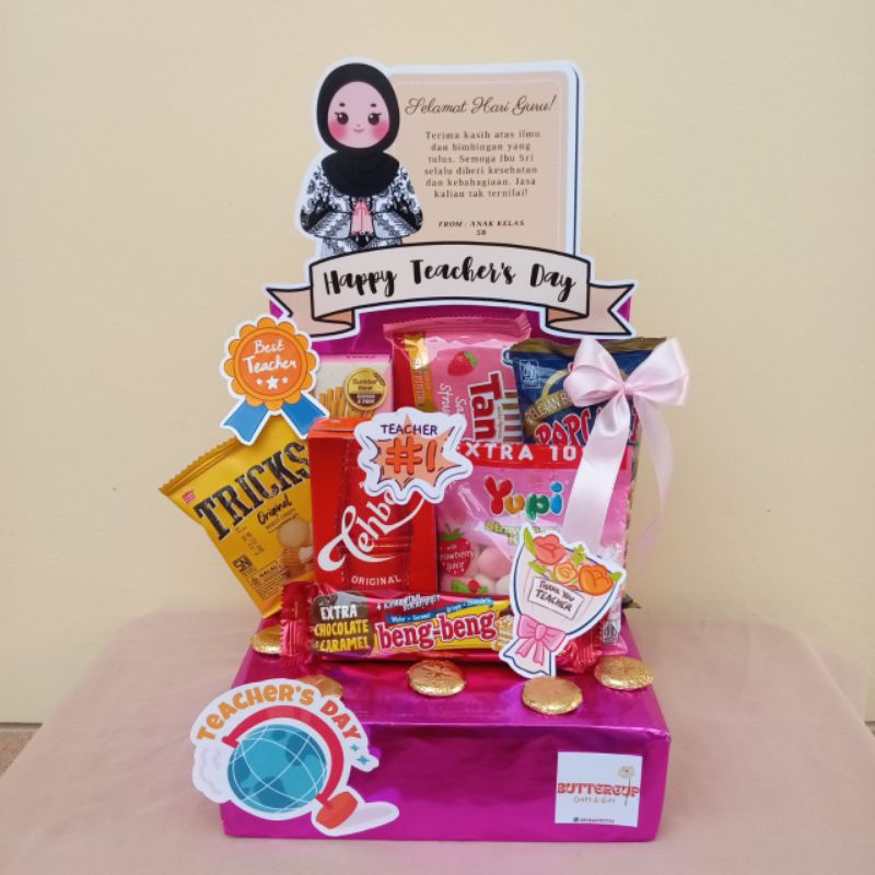 Jual Mading Snack Mini size Teacher's day, Ulang tahun, Wisuda ...