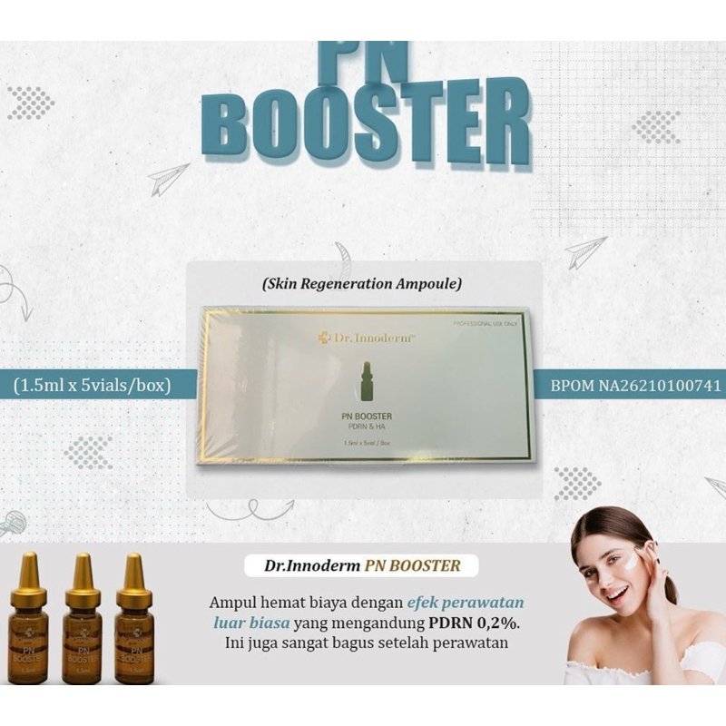 Jual dr. innoderm PN boost plus serum dna salmon / MGF boost plus / PN ...