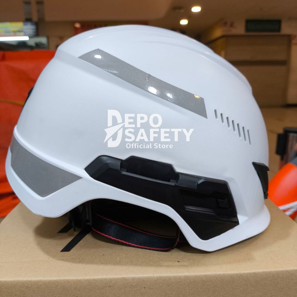 Jual Helm MSA Climbing V-Gard H1 Putih Safety Helmet Trivent Lokal ...