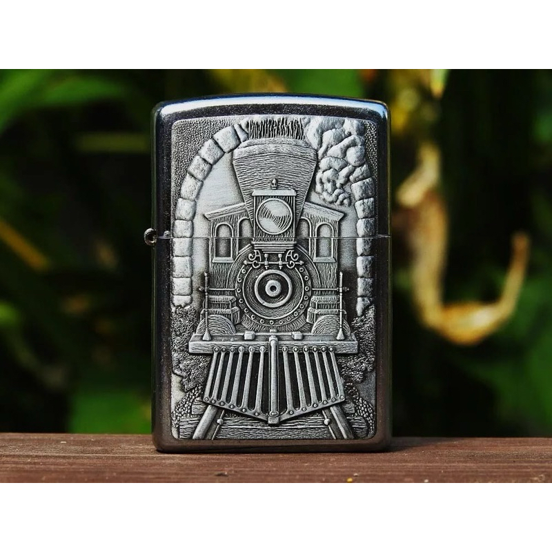 Jual Zippo Great American Train New old stock NOS 1995 BOTTOM Romawi ...