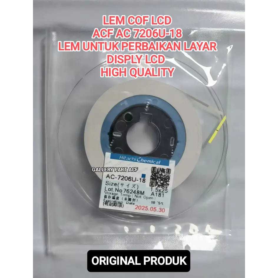 Jual acf ac 7206u acf ac 2056r Lem PEREKAT COF BONDING , Mata solder T alat untuk Memperbaiki ...