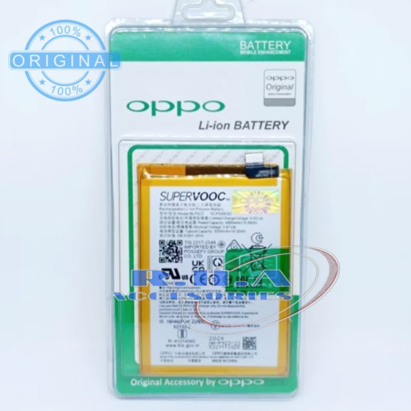 Jual Baterai Batre BLP923 Oppo A57 4G 2022 CPH2387 Original Battery ...