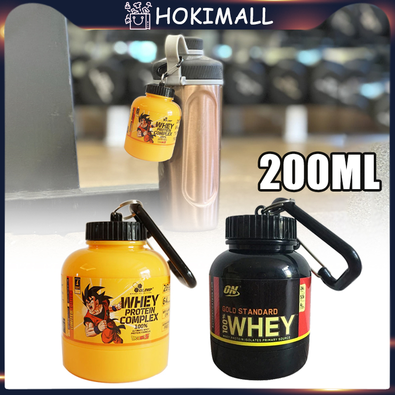 Jual Whey Portable Container 200ML / Wadah Protein / Bcaa Creatine ...