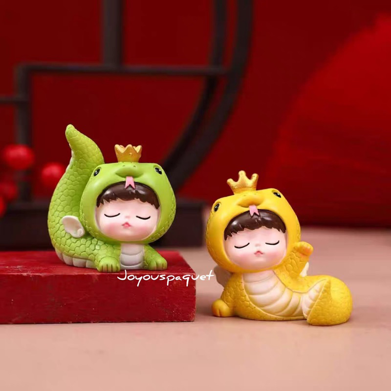 Jual Pajangan patung ular mini lucu tahun baru imlek CNY 2025 ornamen ...