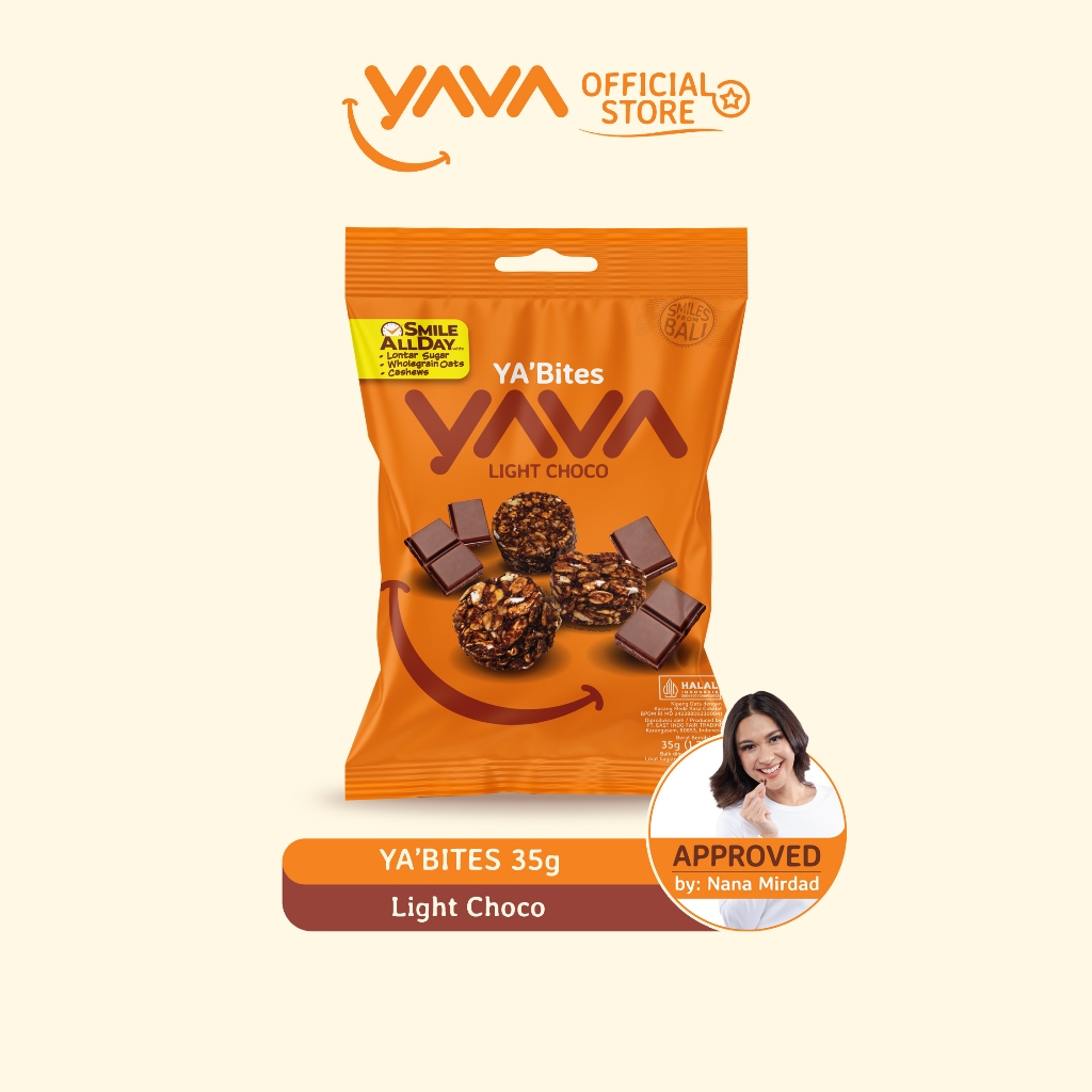 Jual YAVA YA'Bites Light Choco 35g | Shopee Indonesia