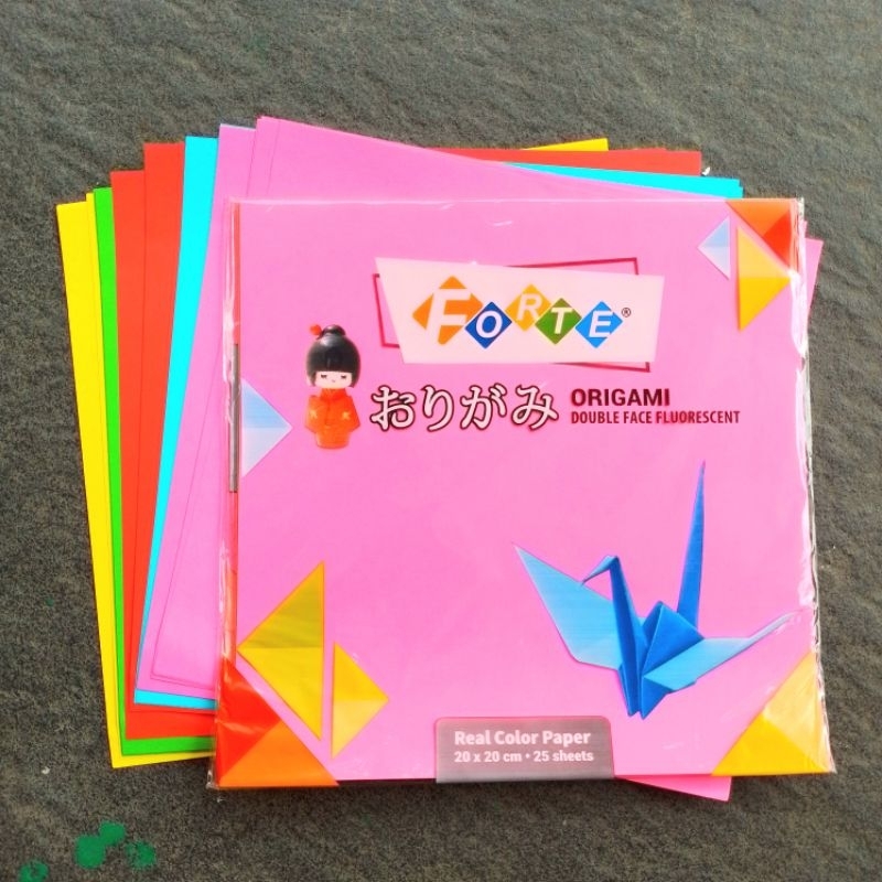 Jual Kertas Lipat Origami [20x20] Jumbo ( Pak ) [ Original ] | Shopee ...
