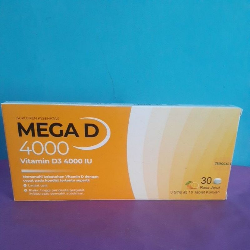 Jual MEGA D 4000 (VITAMIN D3 4000 IU) | Shopee Indonesia