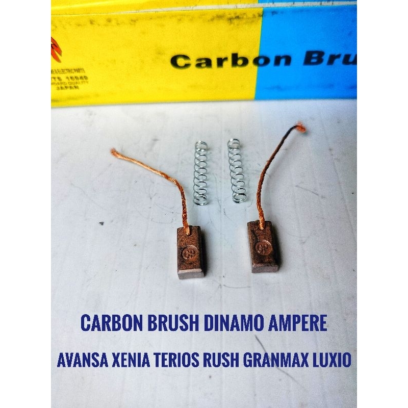 Jual Arang Carbon Brush Dinamo Amper/Alternator Avansa Xenia Granmax Terios Rush Ka1 | Shopee ...