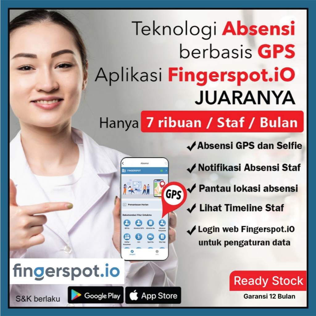 Jual Absensi Online GPS Termurah - Absensi Pakai HP Scan GPS Fingerspot ...